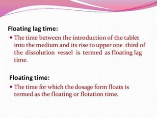 floating drug delivery system by shivani | PPTX