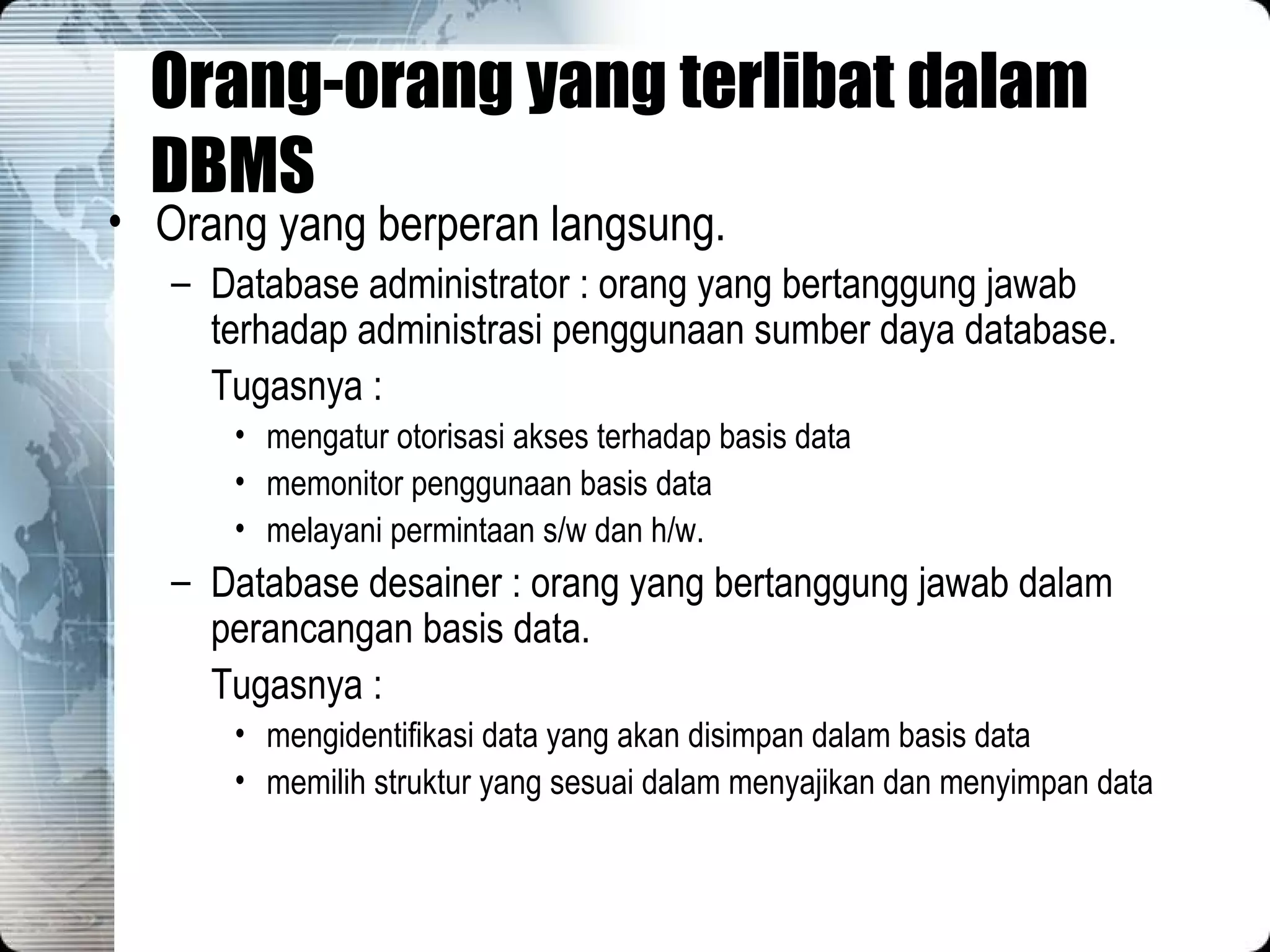 03 Sistem Manajemen Basis Data | PPT
