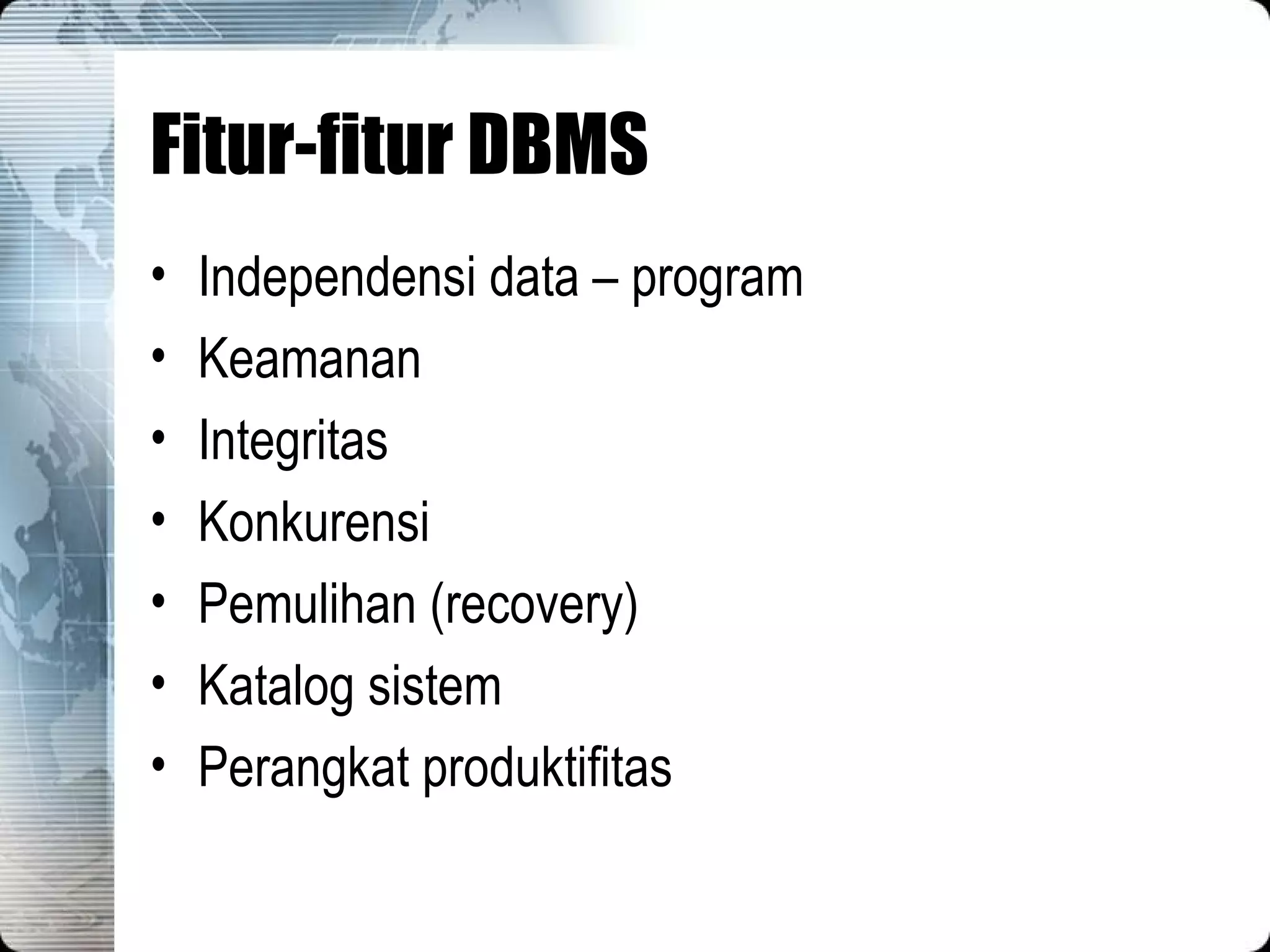 03 Sistem Manajemen Basis Data | PPT