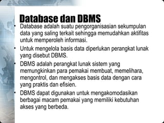 03 Sistem Manajemen Basis Data | PPT