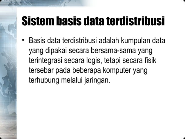 03 Sistem Manajemen Basis Data | PPT