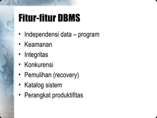 03 Sistem Manajemen Basis Data | PPT