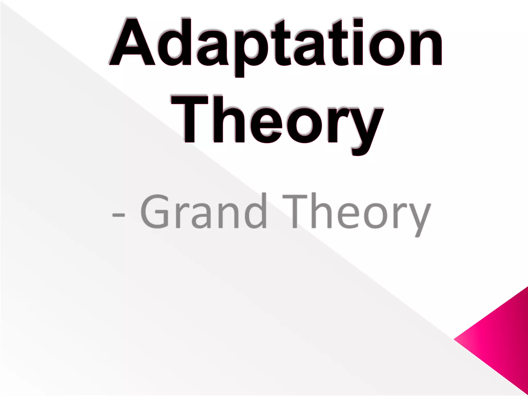 Sister Callista Roy’s Adaptation Theory | PPTX