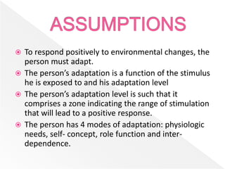 Sister Callista Roy’s Adaptation Theory | PPTX