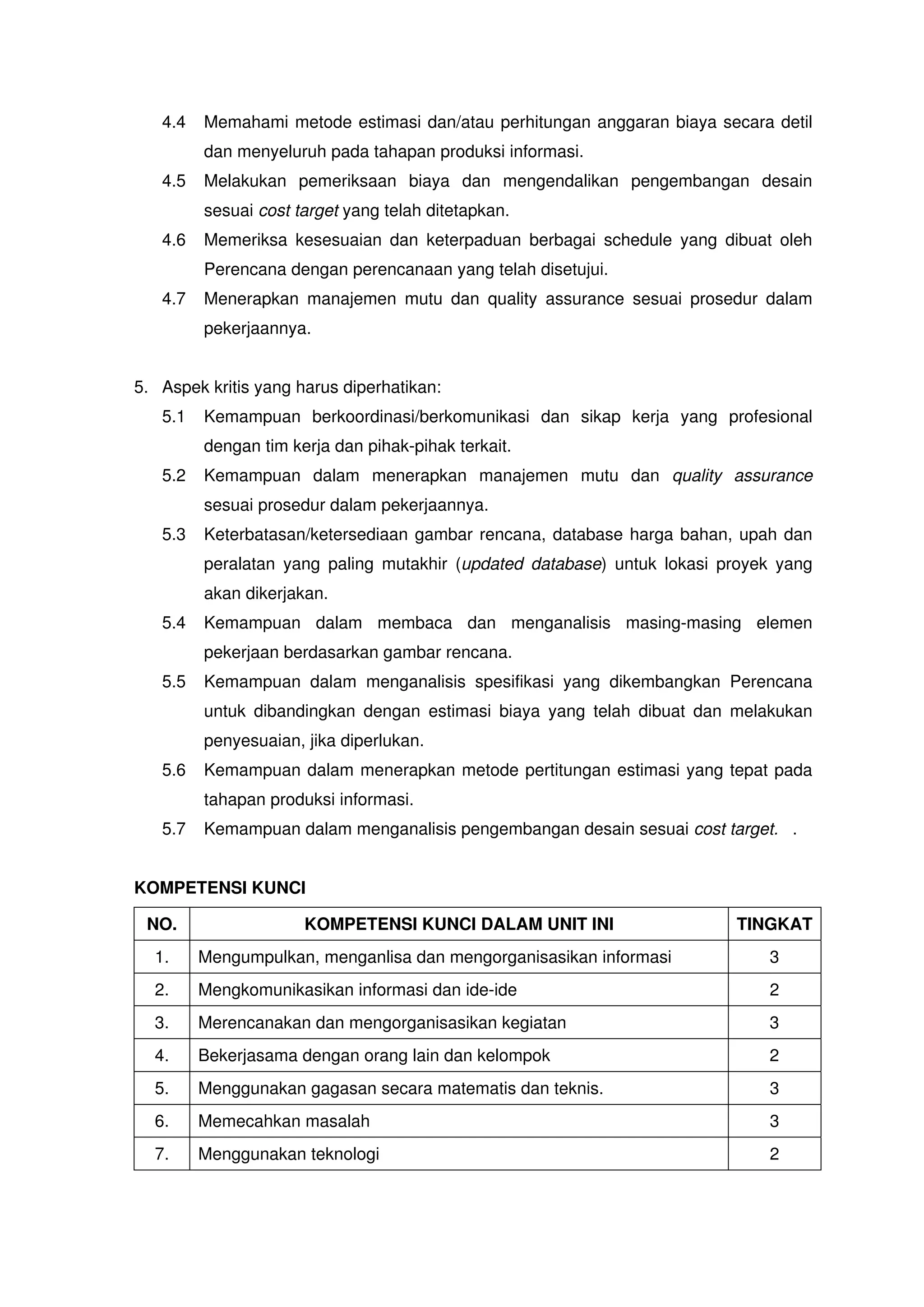 03 skkni quantity surveyor 2011 006 | PDF