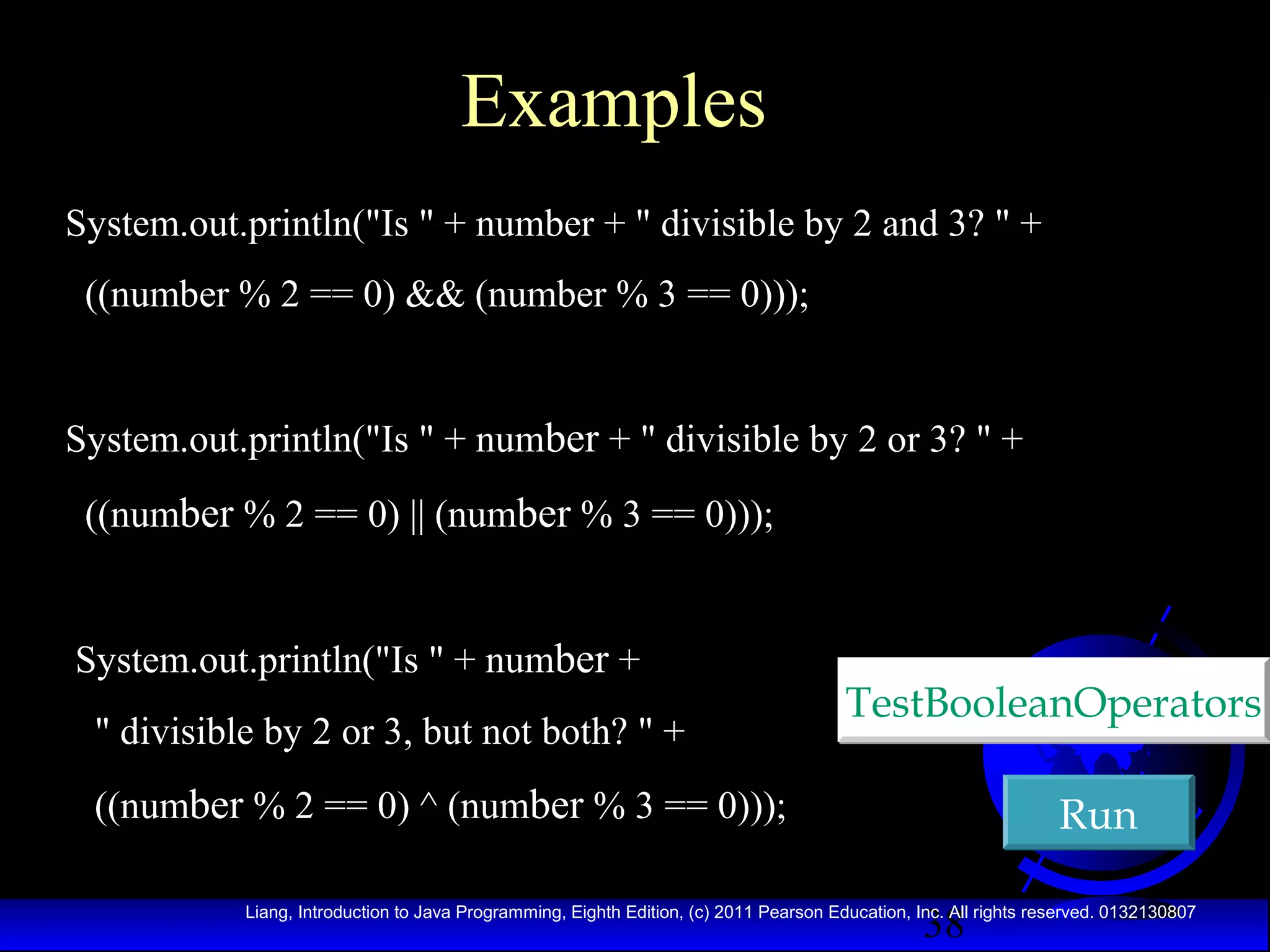 Java™ (OOP) - Chapter 3: "Selections" | PPT