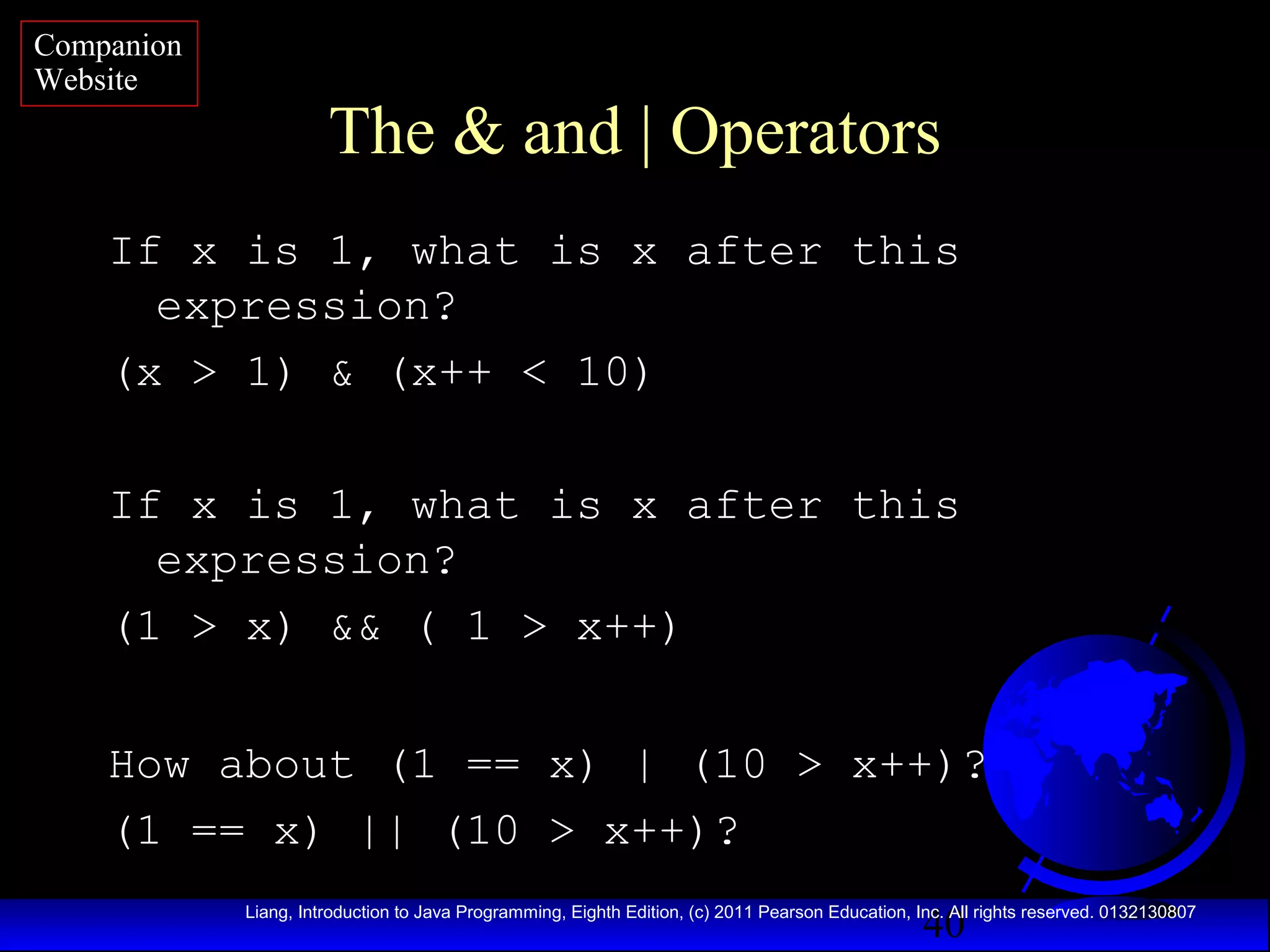 Java™ (OOP) - Chapter 3: "Selections" | PPT