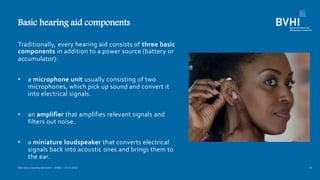 [BVHI] How does a hearing aid work? | PPT