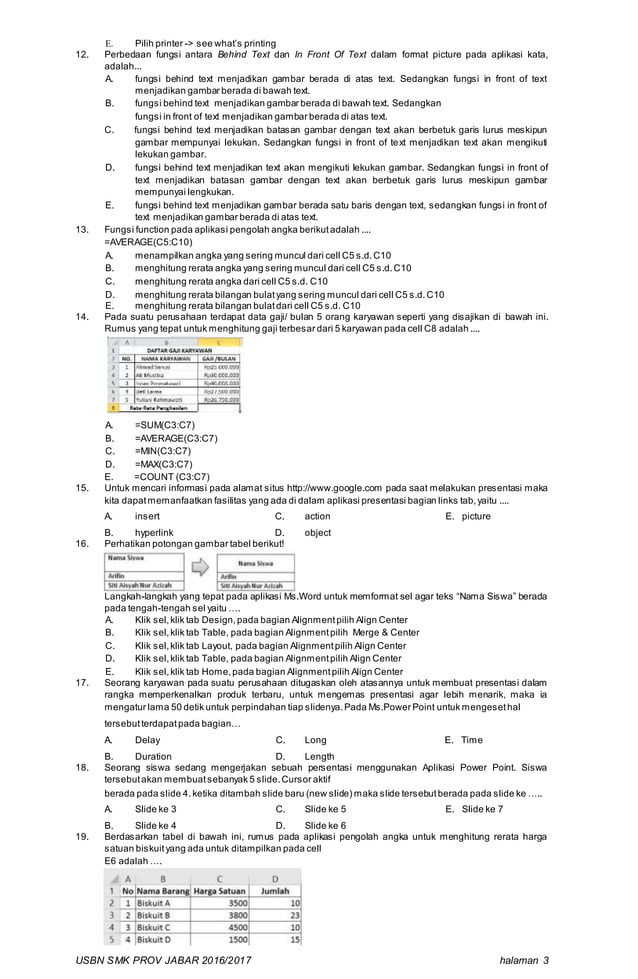 03 soal kkpi susulan | PDF