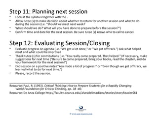 CRITICAL THINKING PROBING QUESTIONS AND TUTORING CYCLE | PPT