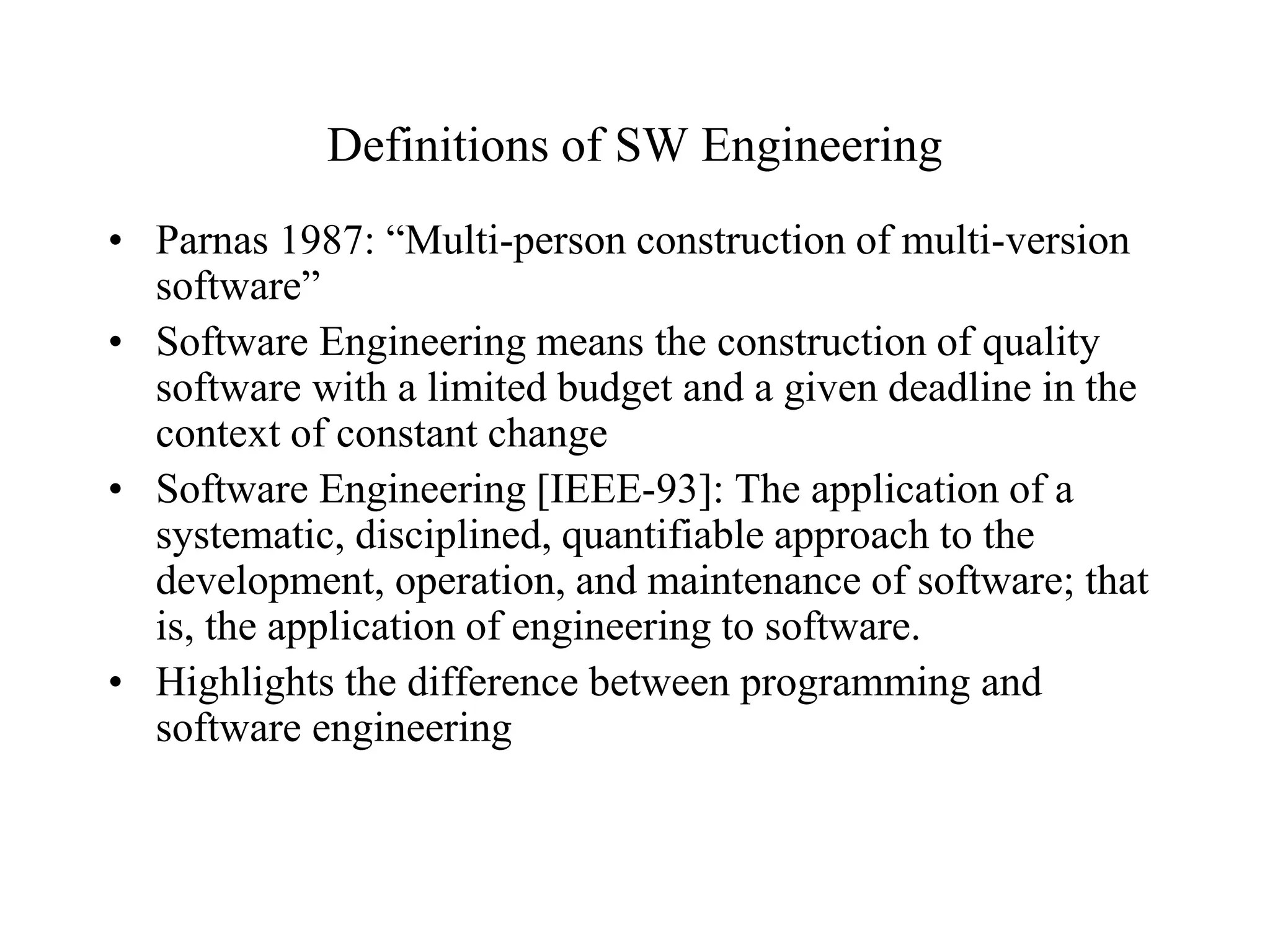 Software engineering | PPTX