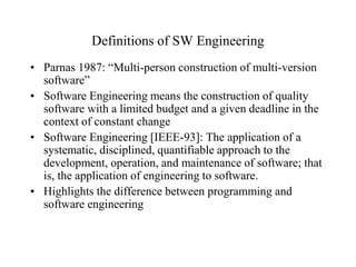 Software engineering | PPTX