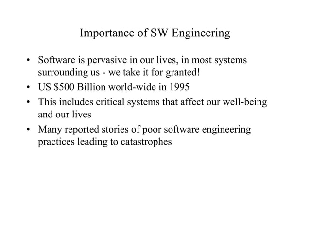 Software engineering | PPTX