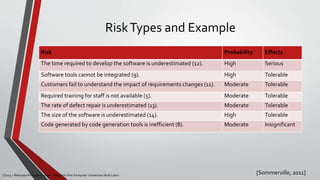 Lecture 03 Software Risk Management | PPTX