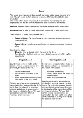 Sound Notes Sheet | PDF