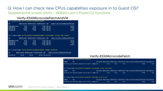 Spectre/Meltdown security vulnerabilities FAQ | PPT