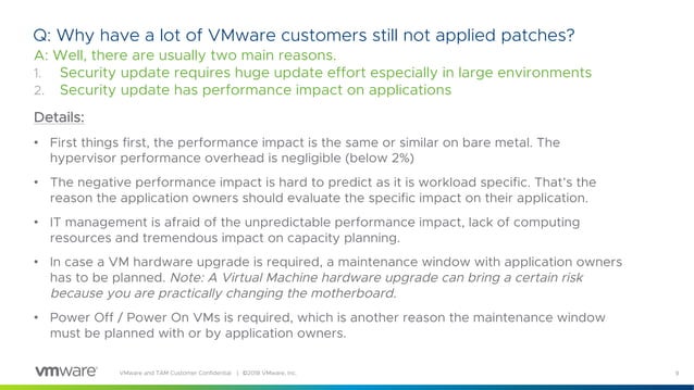 Spectre/Meltdown security vulnerabilities FAQ | PPT