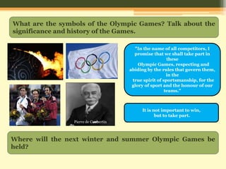 Sport and Games | PPT