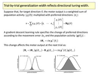 Computational Motor Control: State Space Models for Motor Adaptation (JAIST summer course) | PPT