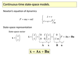 Computational Motor Control: State Space Models for Motor Adaptation (JAIST summer course) | PPT