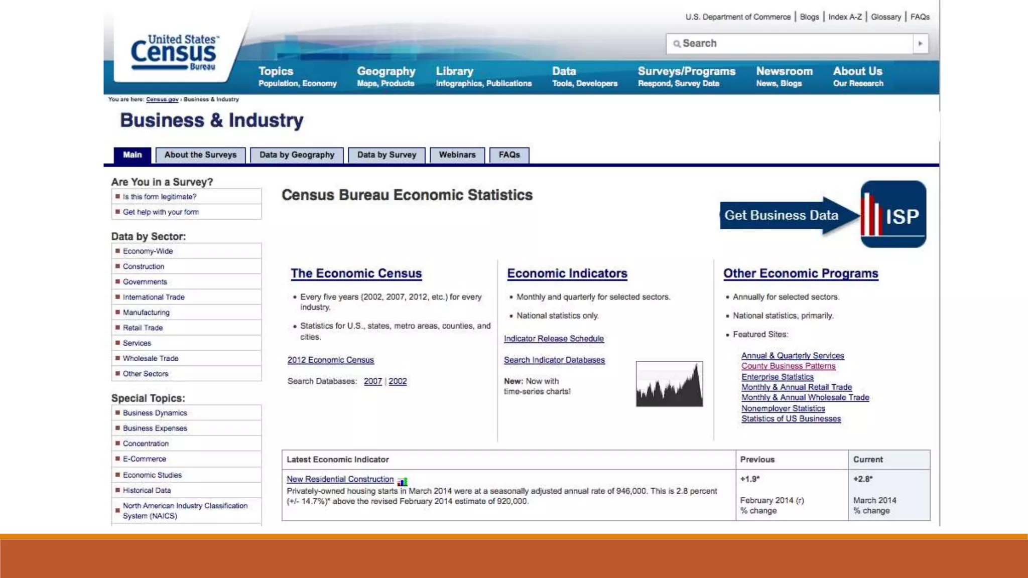 “Where to Find Economic Data” | PPTX
