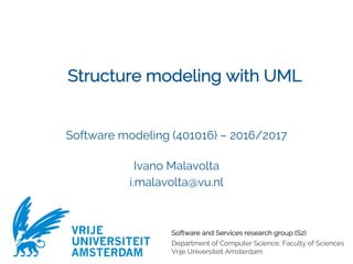 Structure modeling with UML [Software Modeling] [Computer Science ...