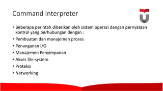 03 struktur sistem operasi | PDF