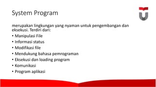 03 struktur sistem operasi | PDF