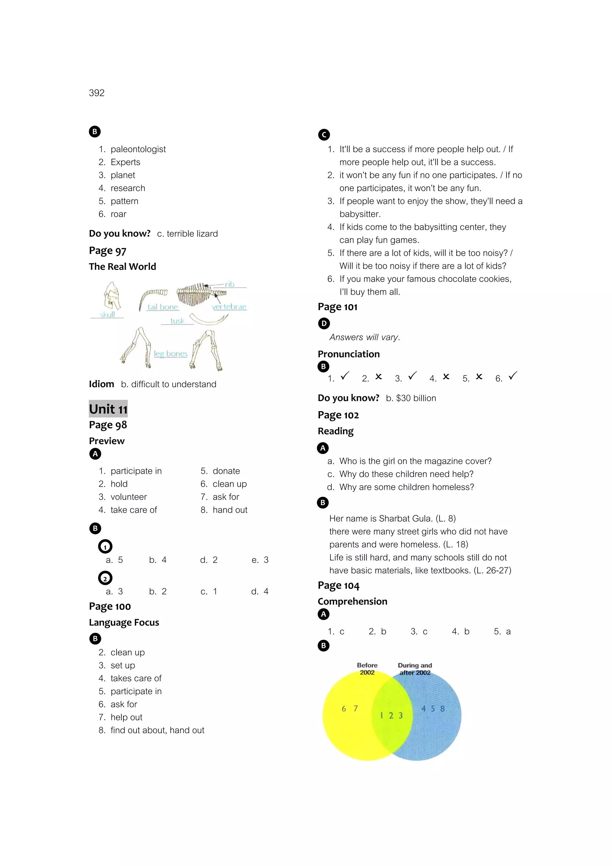 Time Zone M.3 Student Book Answer Keys | PDF