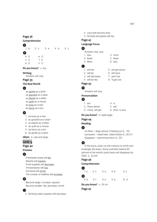 Time Zone M.3 Student Book Answer Keys | PDF