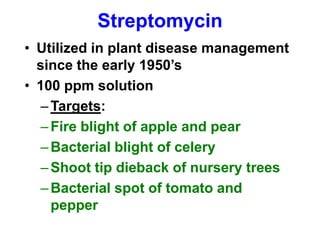 Dr. George Sundin - Antimicrobial Use in Plant Agriculture | PPT