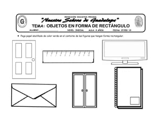 03 tema ojetos rectangulares | PDF