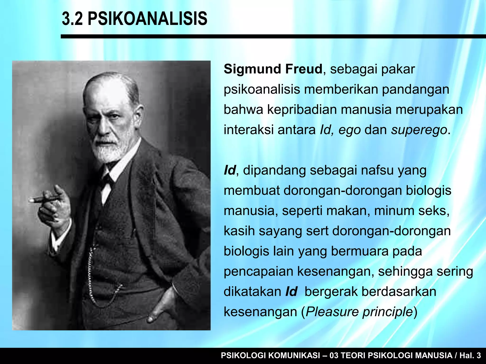03 teori psikologi manusia | PDF