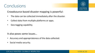 Lecture 8: Volunteered Geographic Information (VGI) for Disaster Emergency Response | PPT