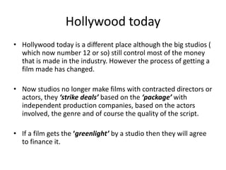 The american film industry | PPTX