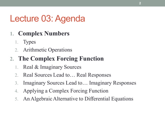 03 The Complex Forcing Function.pptx