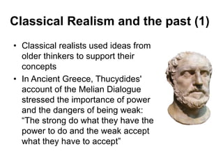 03 the main theories in international relations | PPTX