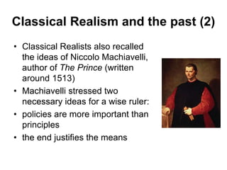 03 the main theories in international relations | PPT