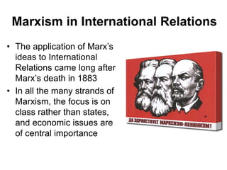 03 the main theories in international relations | PPTX