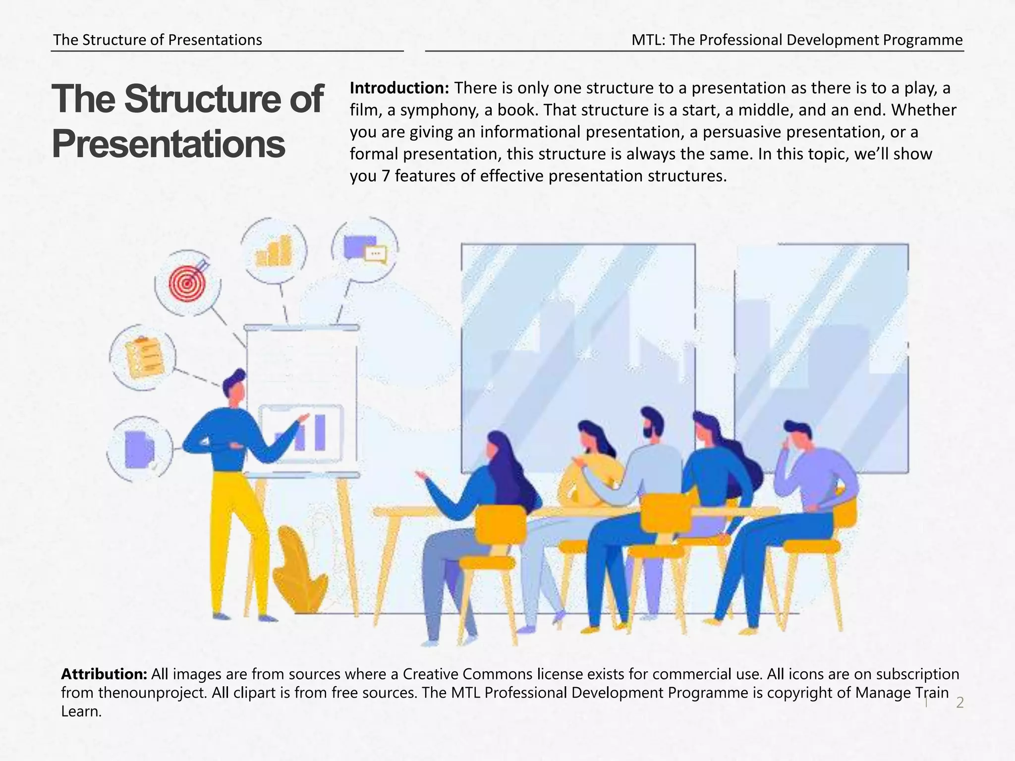 The Structure of Presentations | PPTX