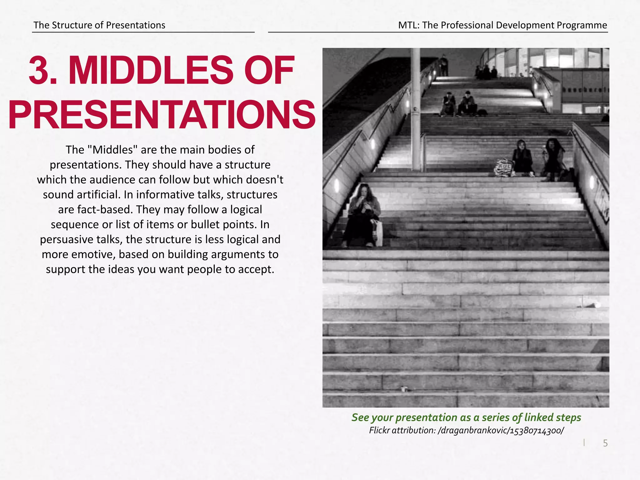 The Structure of Presentations | PPTX