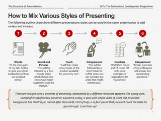 The Structure of Presentations | PPTX