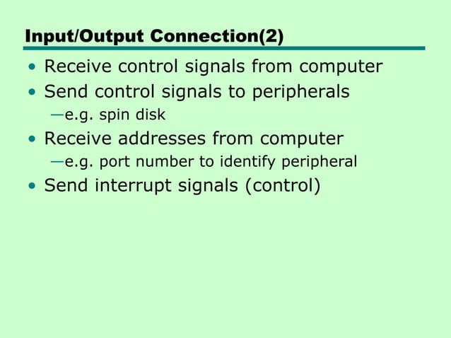 top level view of computer function and interconnection | PPT | Computer Peripherals | Computing