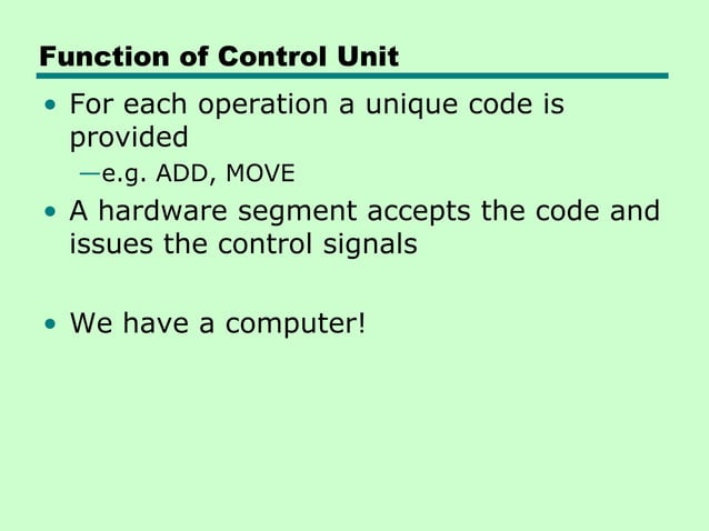 top level view of computer function and interconnection | PPT