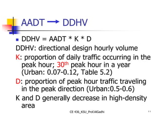 03 Traffic Stream Characteristics (Traffic Engineering هندسة المرور ...