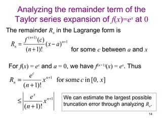 03 truncation errors | PPT