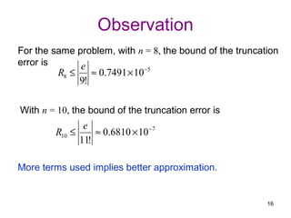 03 truncation errors | PPT