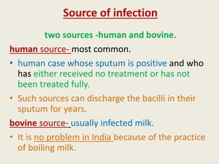 tuberculosis epidemiology | PPTX