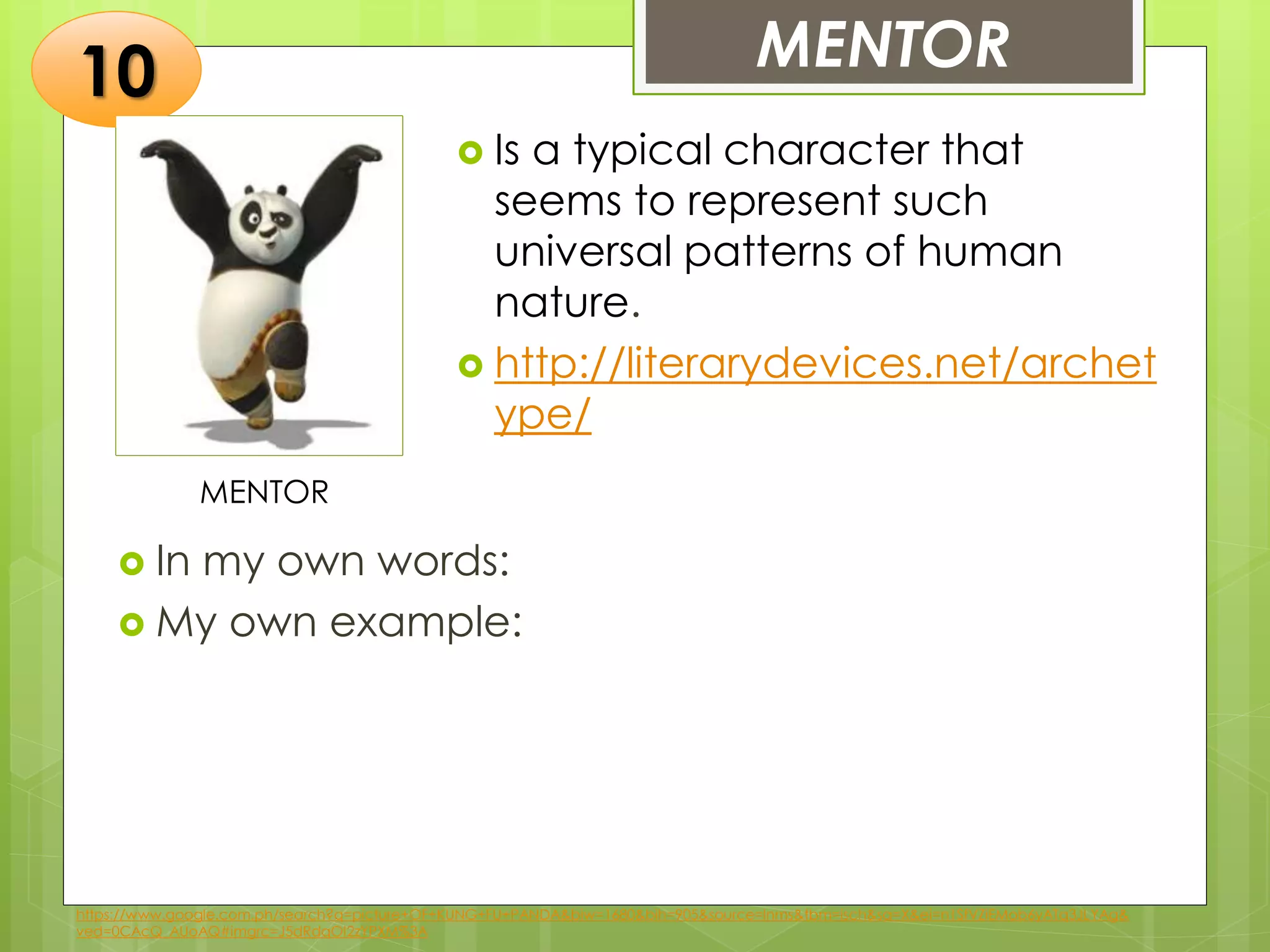 Types of Characters in Literature | PPTX