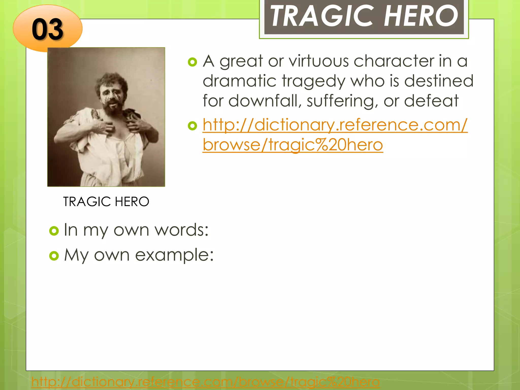 Types of Characters in Literature | PPTX